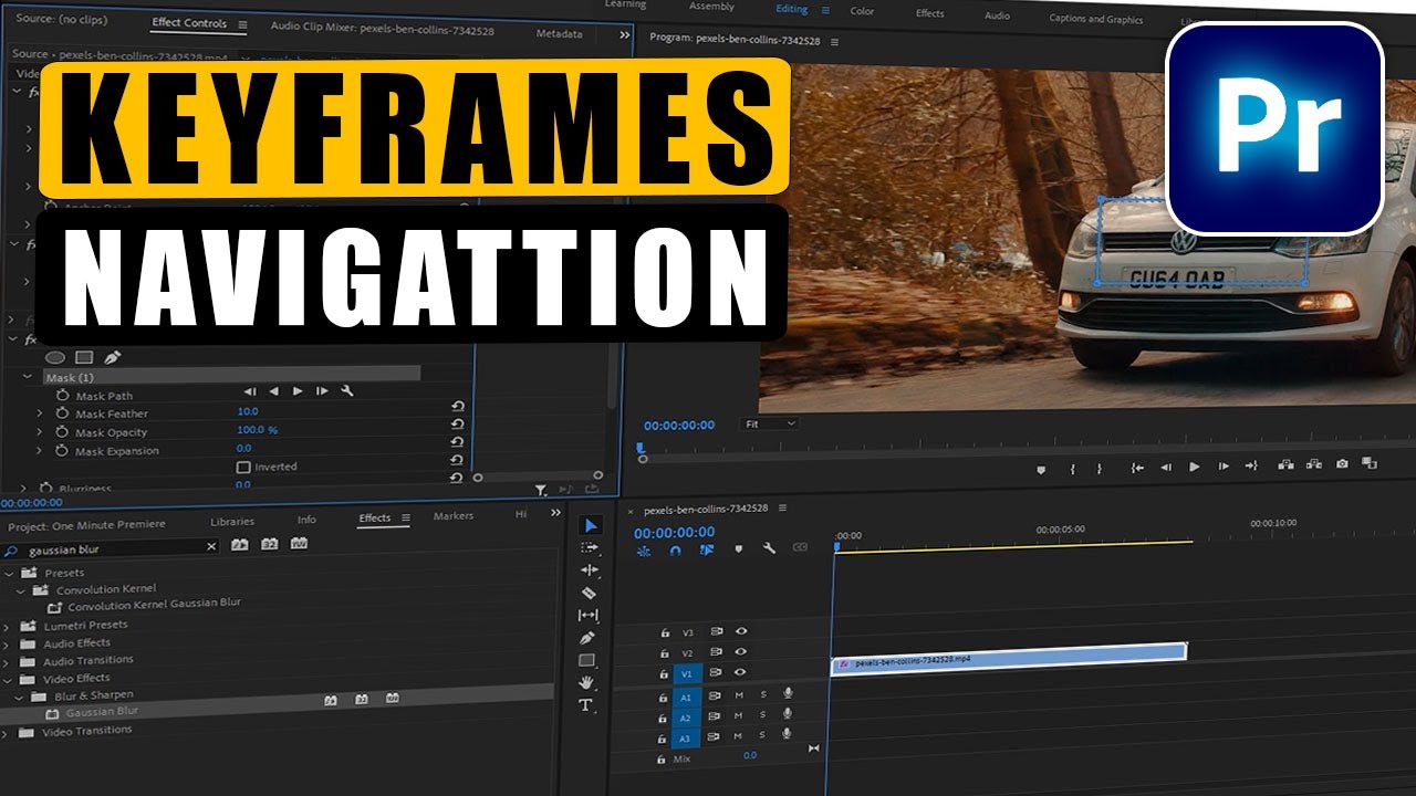 How to Easily NAVIGATE Between Keyframes in Premiere Pro - YouTube