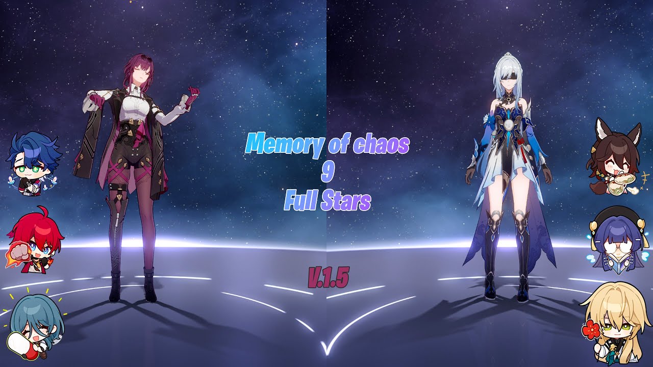 Honkai: Star Rail | MOC 9 Full Stars | Kafka E0 4 Star Lc & Jingliu E0 ...