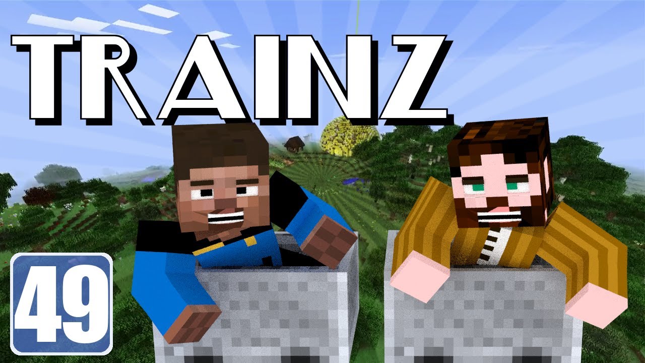 Minecraft Trainz #49 - Leaning into train logic - YouTube