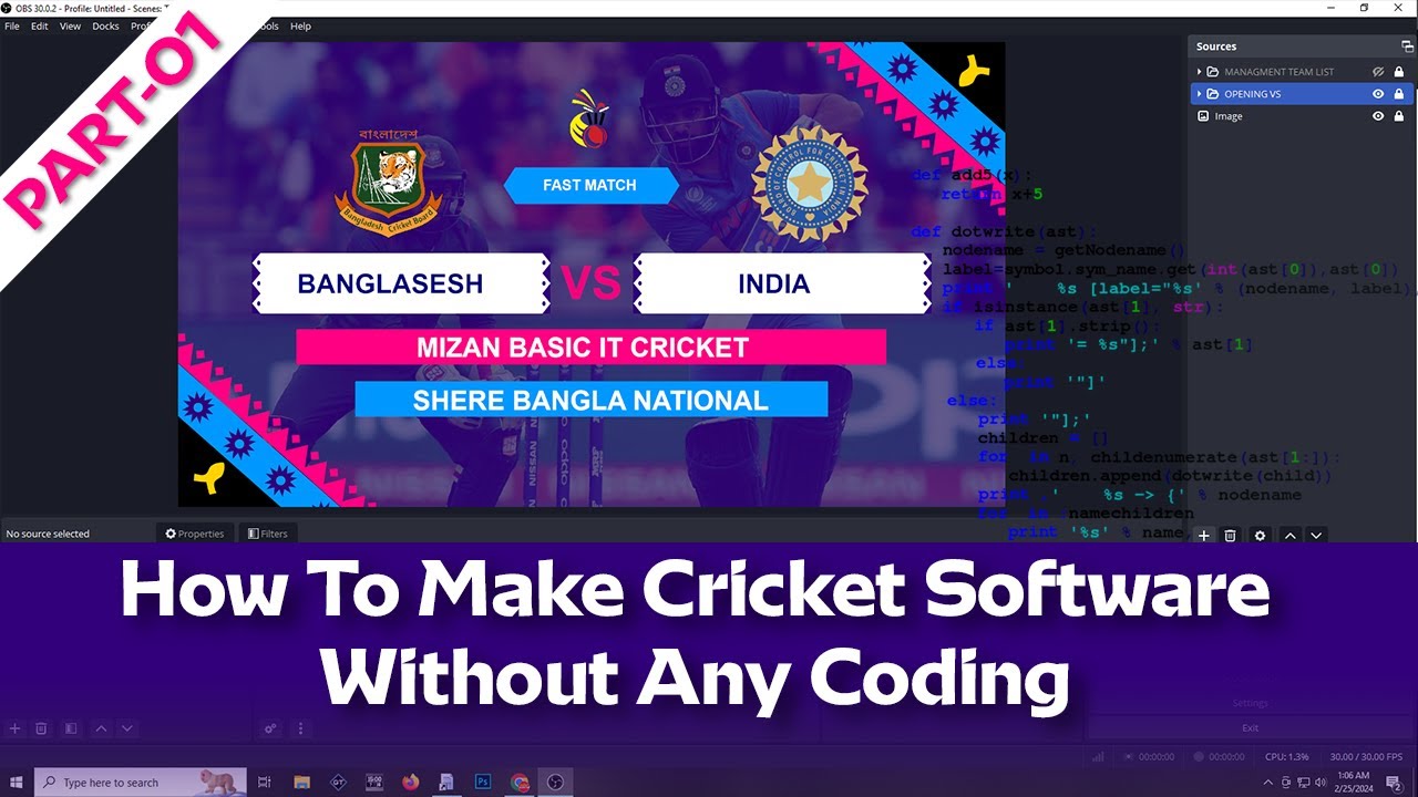 How To Create Cricket Scoring Software Without Coding Opening Vs how-to-create-cricket-scoring-software-without-coding-opening-vs