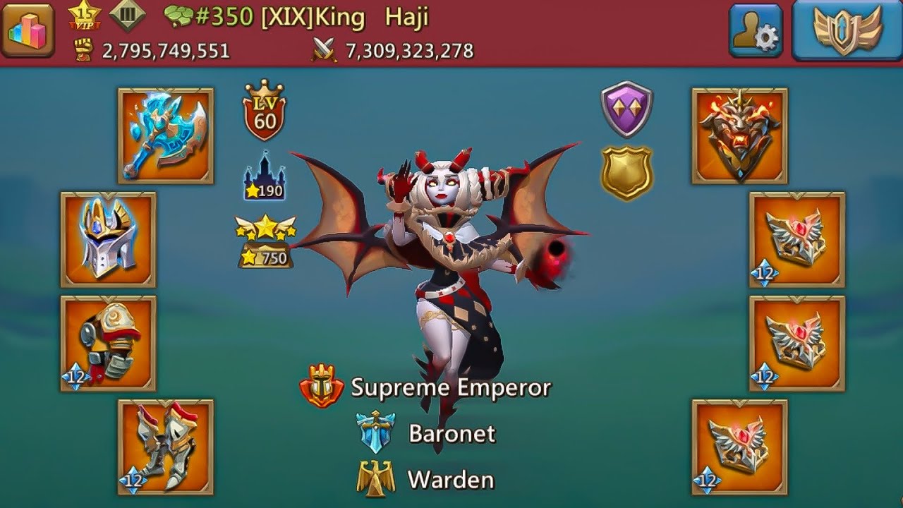 Lords Mobile - EMPEROR ACTION. Reports with details - YouTube