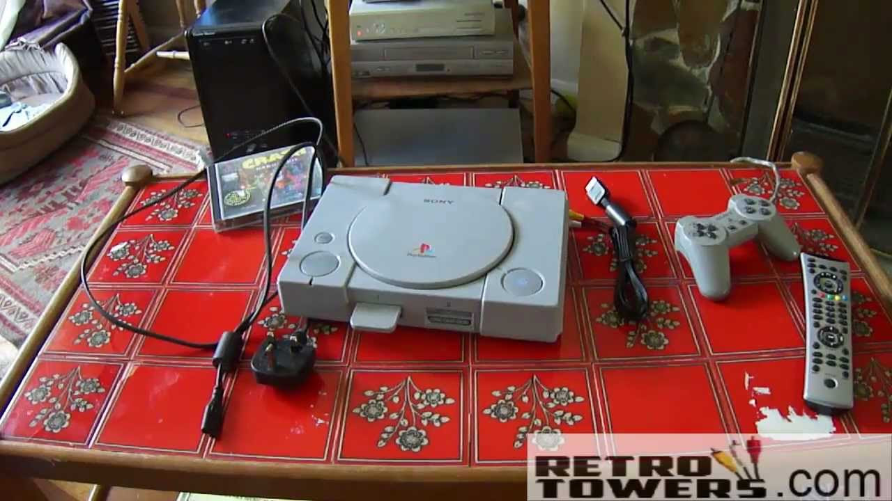 How to connect a Sony PSONE PS1 to a TV with AV cables