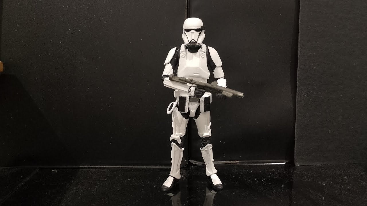 Star wars black series custom ghost trooper review - YouTube