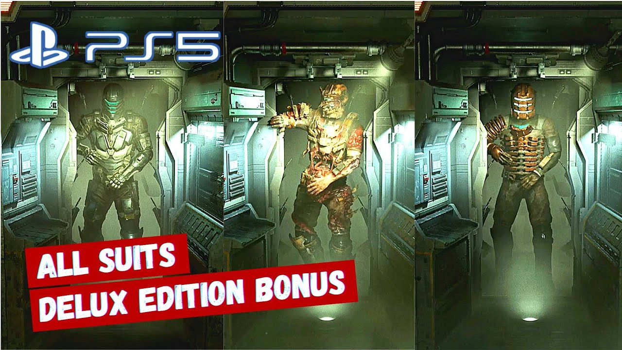 All New Costumes Animation | Dead Space Remake | Delux Edition Bonus ...