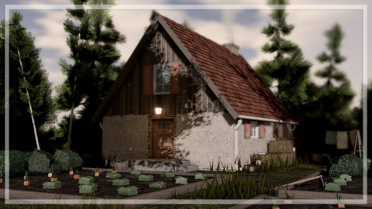 ROBLOX Studio Speedbuild: Woodland Farmhouse - YouTube
