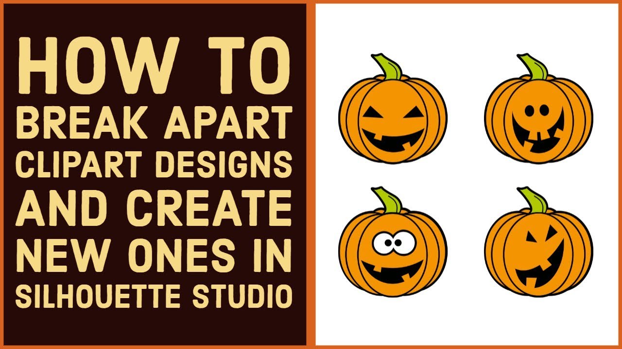 How to Break Apart Clipart Designs and Create New Ones in Silhouette ...
