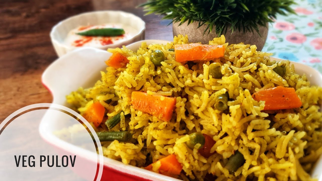 Vegetable pulov/ Vegetable rice - YouTube