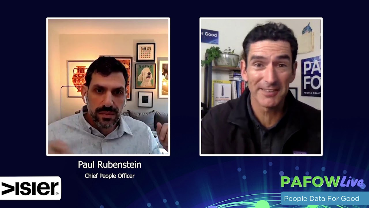 Paul Rubenstein of Visier on PAFOW Live with Al Adamsen - YouTube
