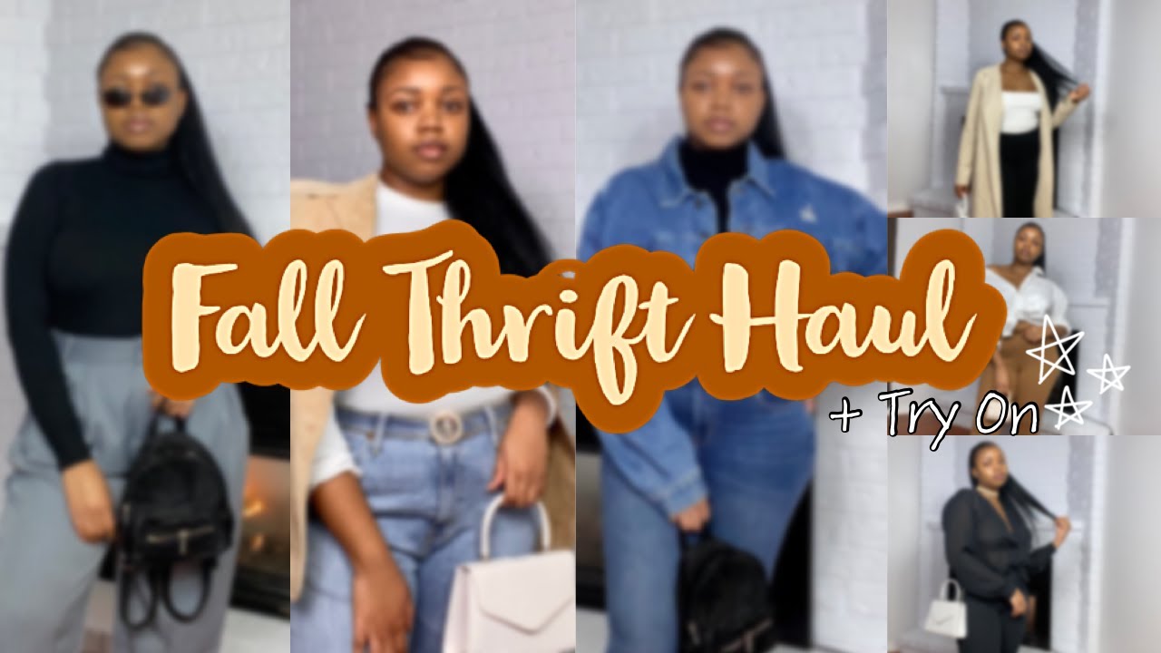 Fall Thrift Haul and Try On | 2020 - YouTube