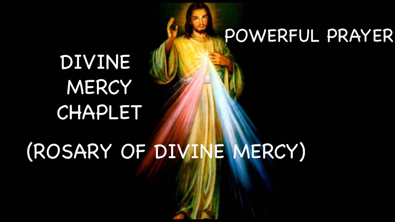 Divine Mercy Chaplet Rosary English powerful miracles - YouTube