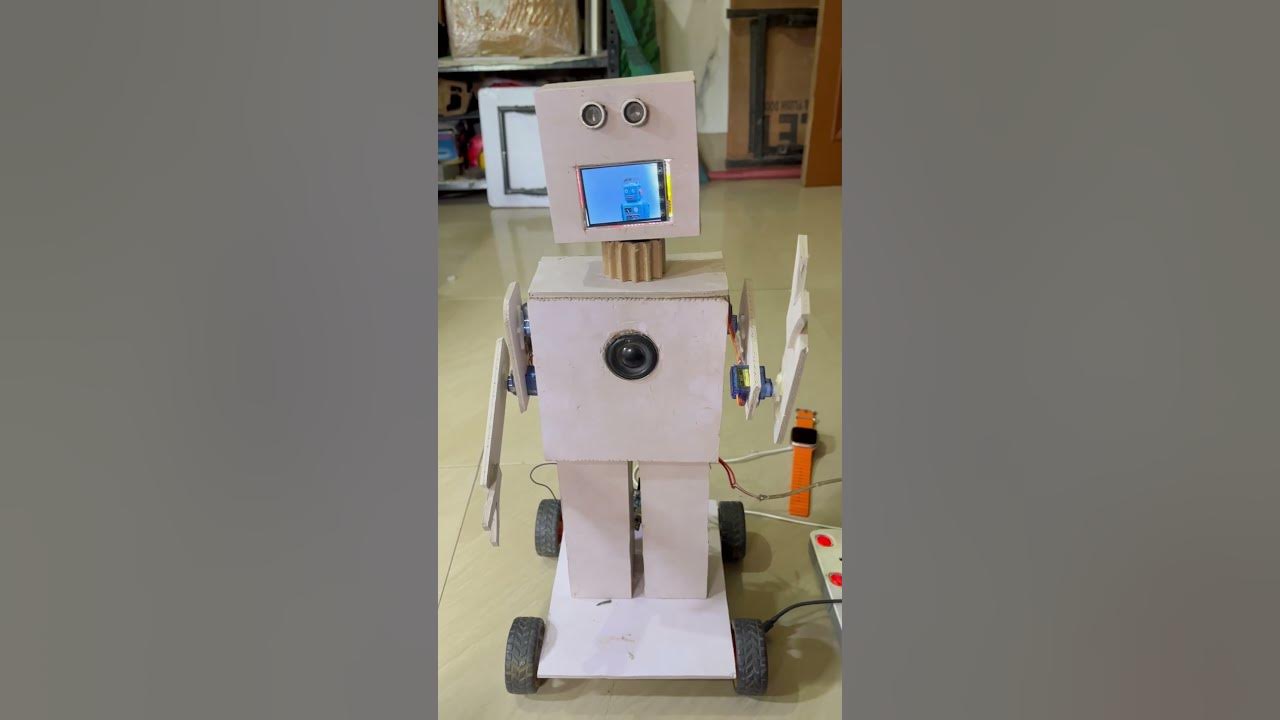 How to make walking and talking robot at home #robot #project # ...