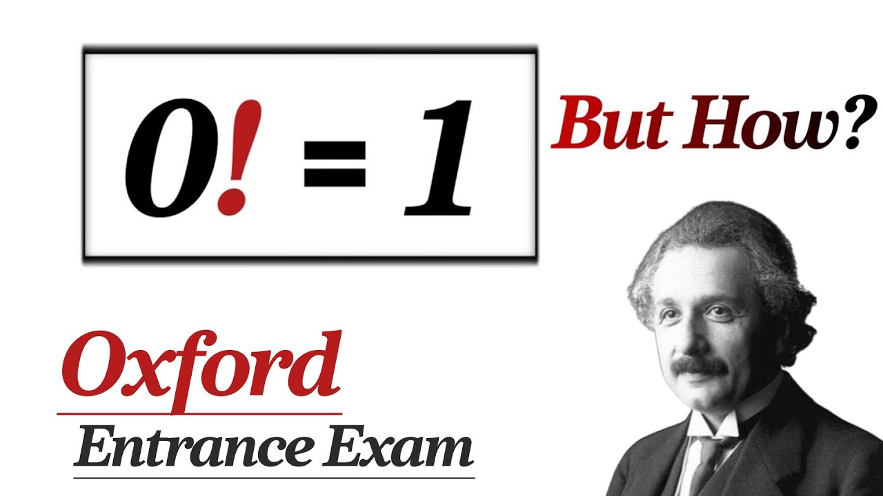 Why 0!=1 || Why zero factorial is equal to one? - YouTube