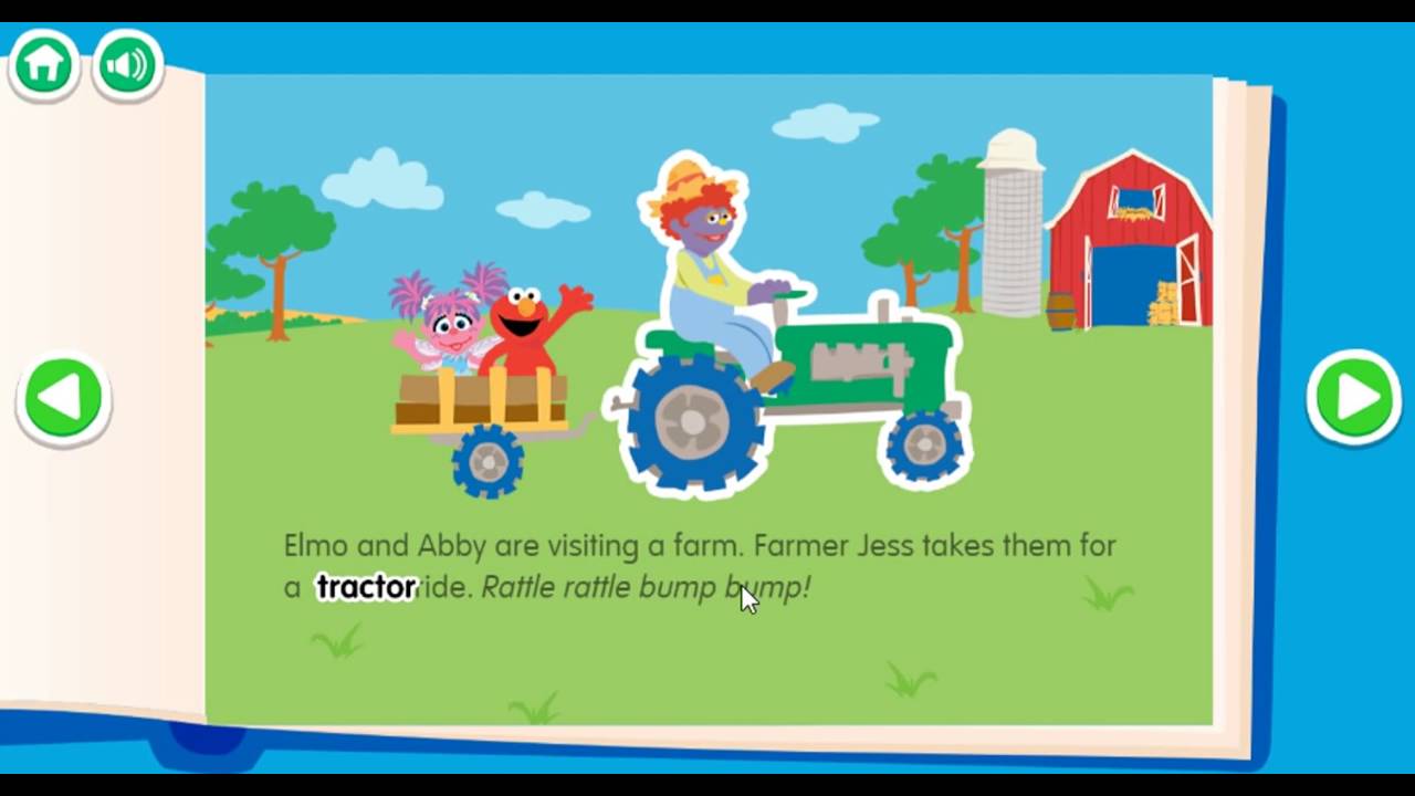 Farm Friends Game for Kids Sesame Street Fun Video for Kids - YouTube