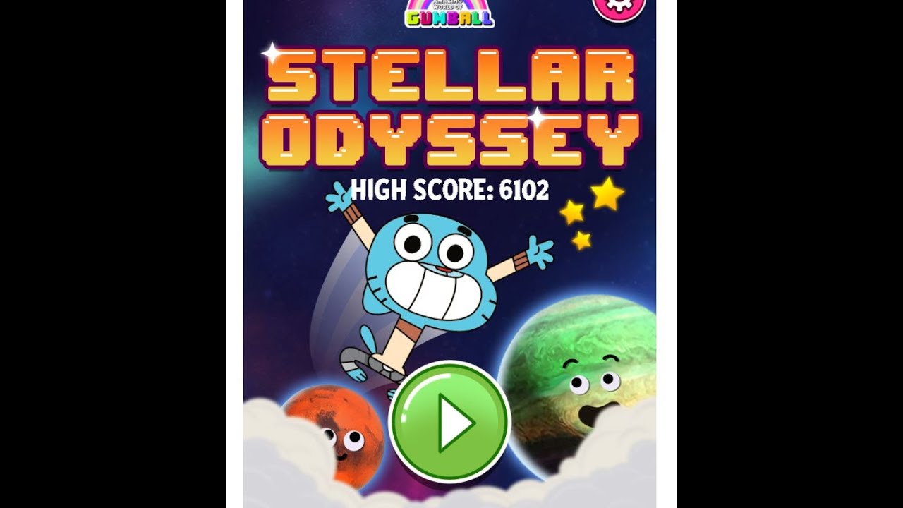 Amazing World Of Gumball Stellar Odyssey Space jump| Gameplay ...