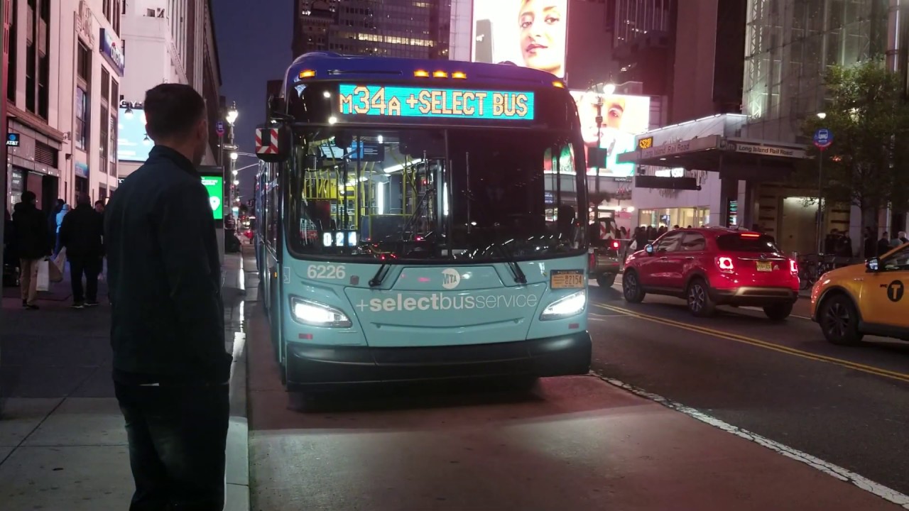 MTA: 2019 NFI XD60 #6226 on the m34a SBS (formerly M16) - YouTube