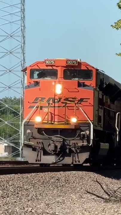 EMD SD70ACe duo leads BNSF Cargill Feed train! #train #bnsfrailway #bnsf #bnsftrains - YouTube
