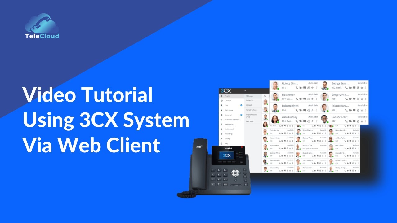 3CX Web Client Full Tutorial - YouTube