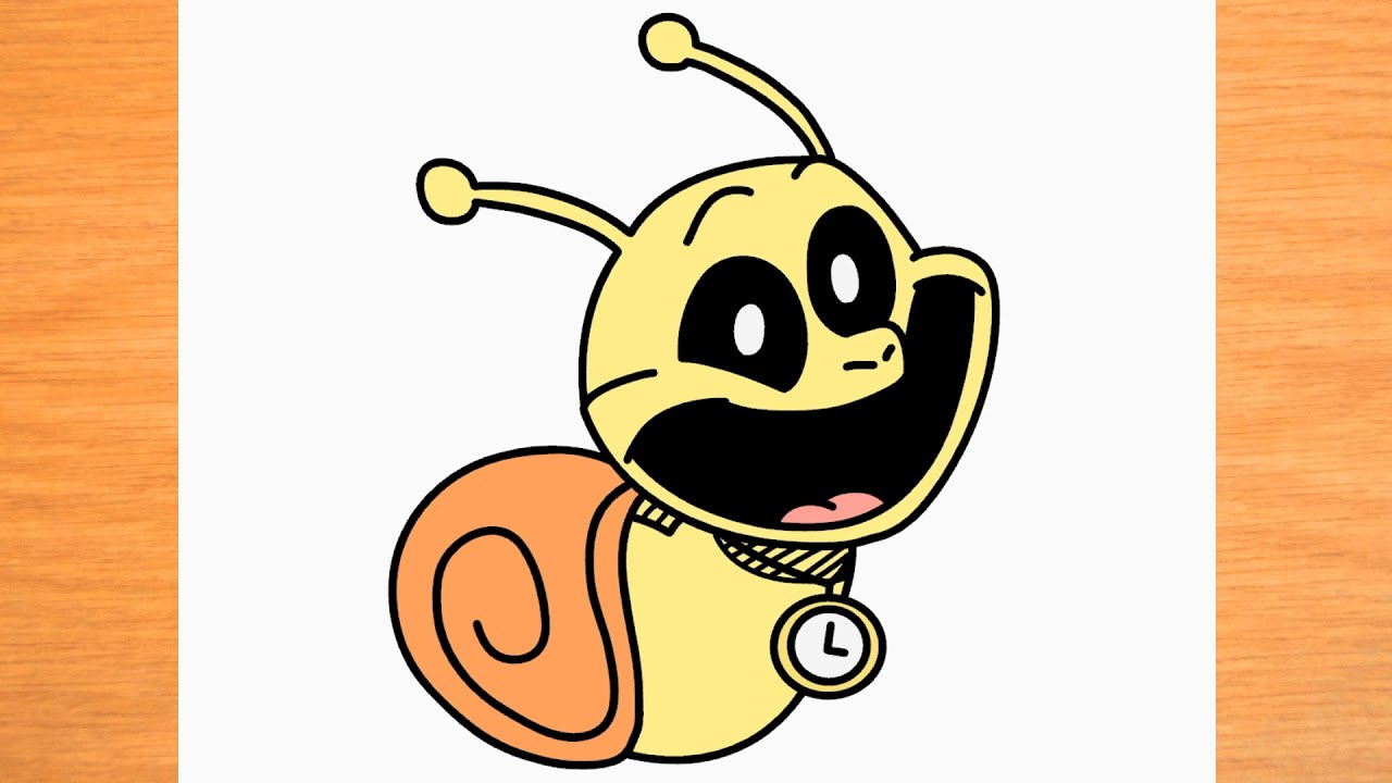How to draw Snuggle Spiral Smiling Critters Poppy Playtime 3 - YouTube