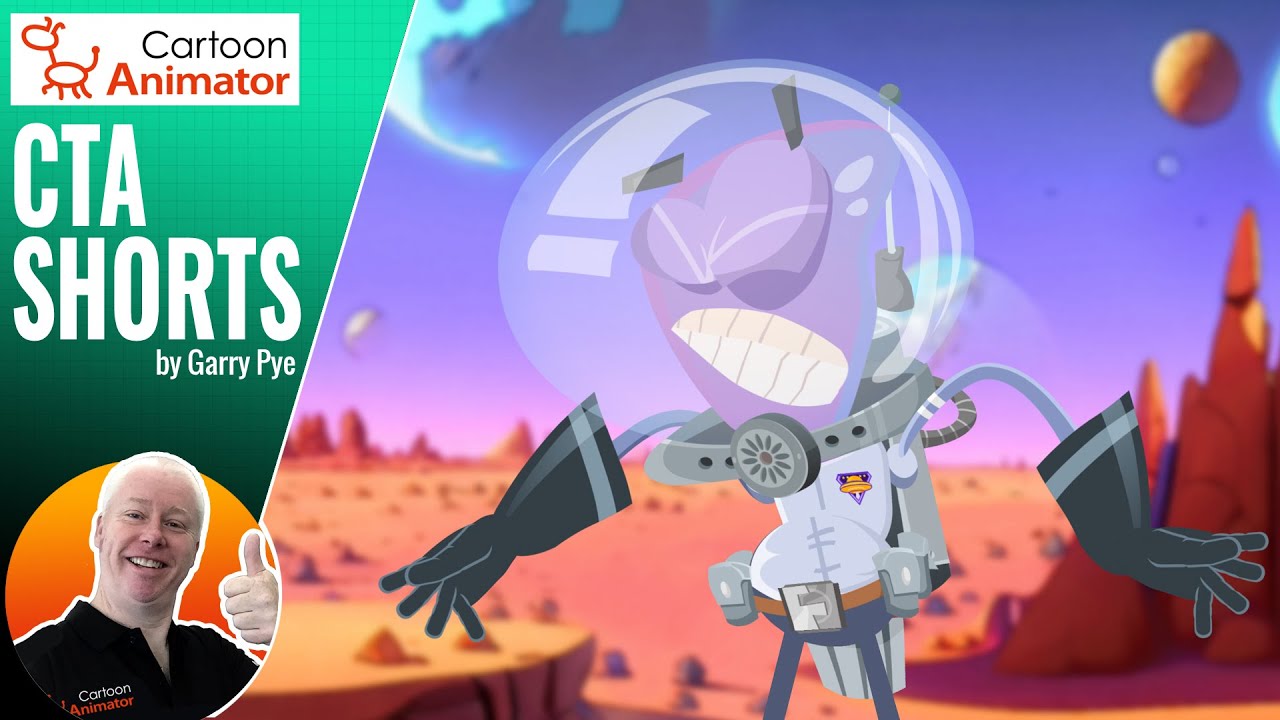 Alien Squad body turn test - by Garry Pye with Cartoon Animator - YouTube