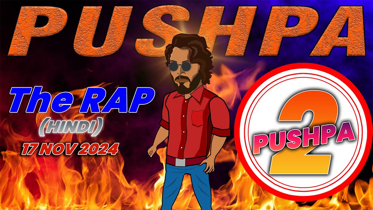 Pushpa 2 The Rule title song | Allu Arjun | Animated pushpa cartoon ...