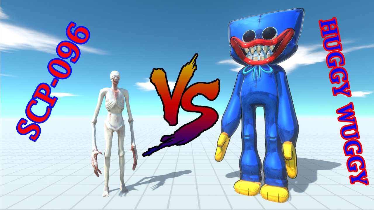 SCP-096 vs HUGGY WUGGY - Animal Revolt Battle Simulator - YouTube