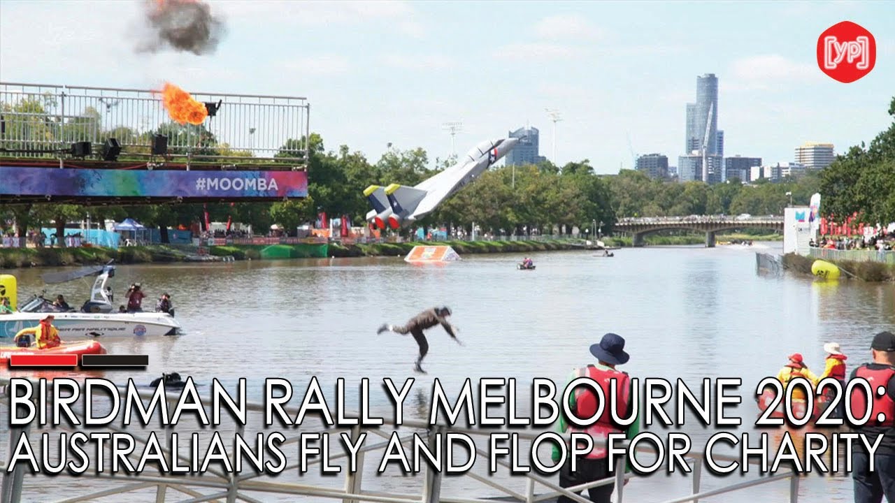 Birdman Rally Melbourne 2020: Australians fly and flop for charity ...