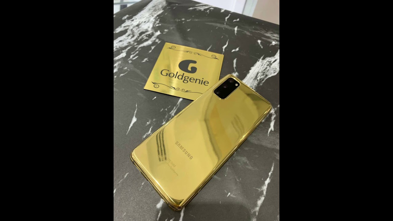 Samsung S20 Ultra Gold | Samsung S20 range | 24k Gold Samsung S20 ...