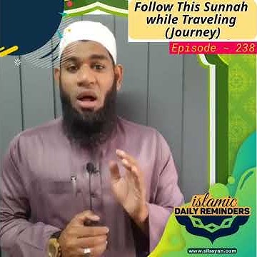 Islamic Daily Reminder | Episode 238 | Follow this Sunnah while ...