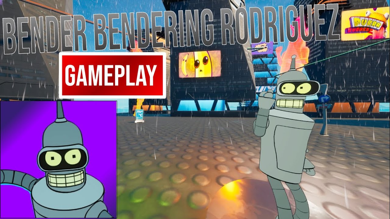 New Bender Bending Rodriguez Skin Gameplay (Fortnite Battle Royale ...