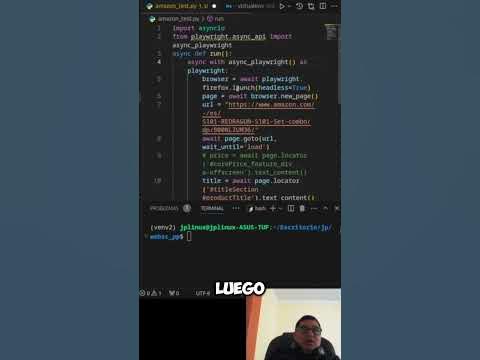 Webscrapping con Playwright y Python #webscraping #playwright - YouTube