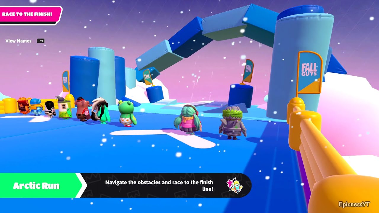 FALL GUYS CREATIVE - ARCTIC RUN - GAMEPLAY 394 [ PC HD 60FPS ] - YouTube