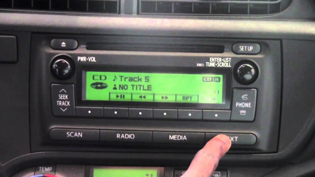 2012 | Toyota | Prius C | CD Player | How To By Toyota City Minneapolis ...