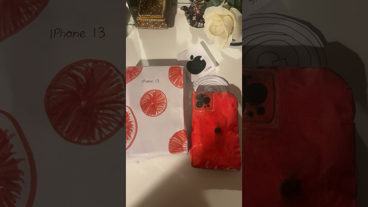 Unboxing Paper Squishy iPhone 13!! **ASMR** 💗 - YouTube
