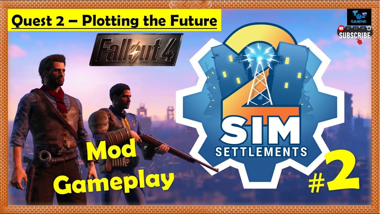 Fallout 4 - Sim Settlements 2 Mod | Plotting the Future | Gameplay Part 2 - YouTube