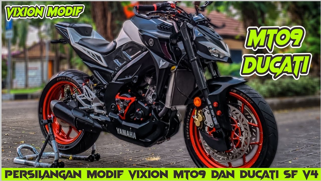 PERPADUAN MODIF MT09 DAN DUCATI STREETFIGHTER V4 - YouTube