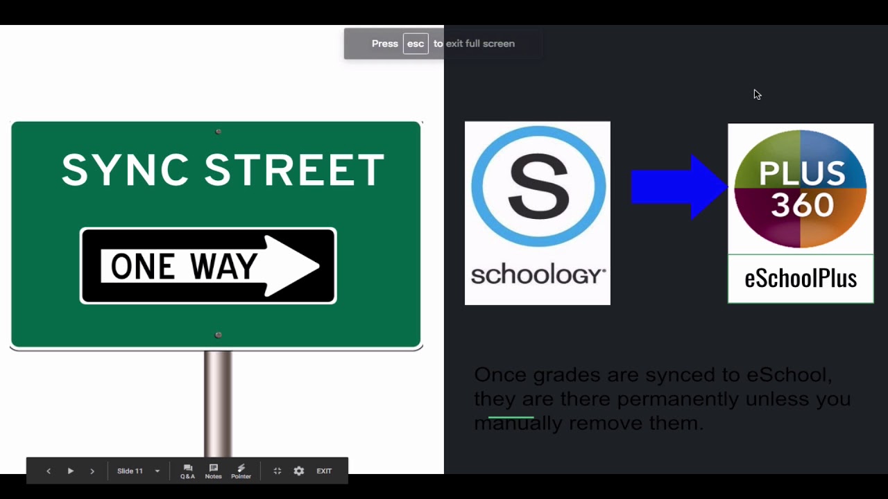 Schoology Sync - Video 3 - Schoology/eSchoolPLUS Sync Process and ...