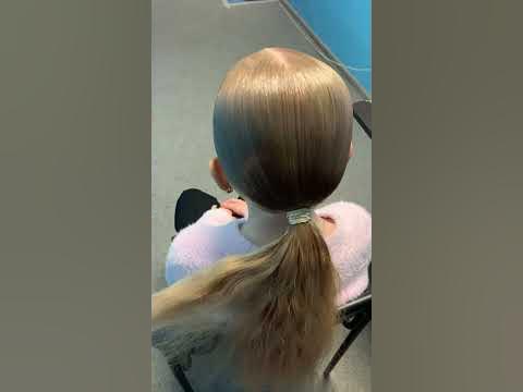 Зализ + пучок / Прическа для бальных танцев категории Дети # ...