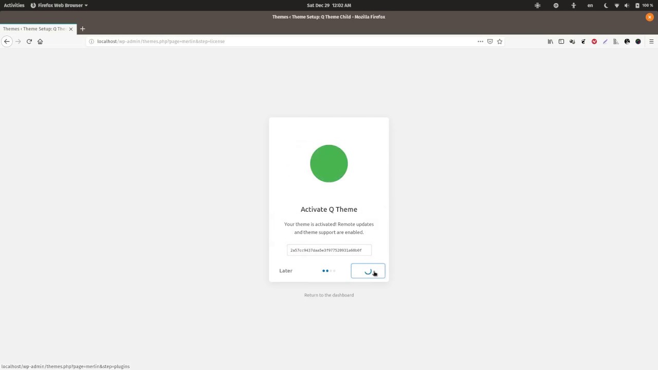 Installing the Q Theme for WordPress - YouTube