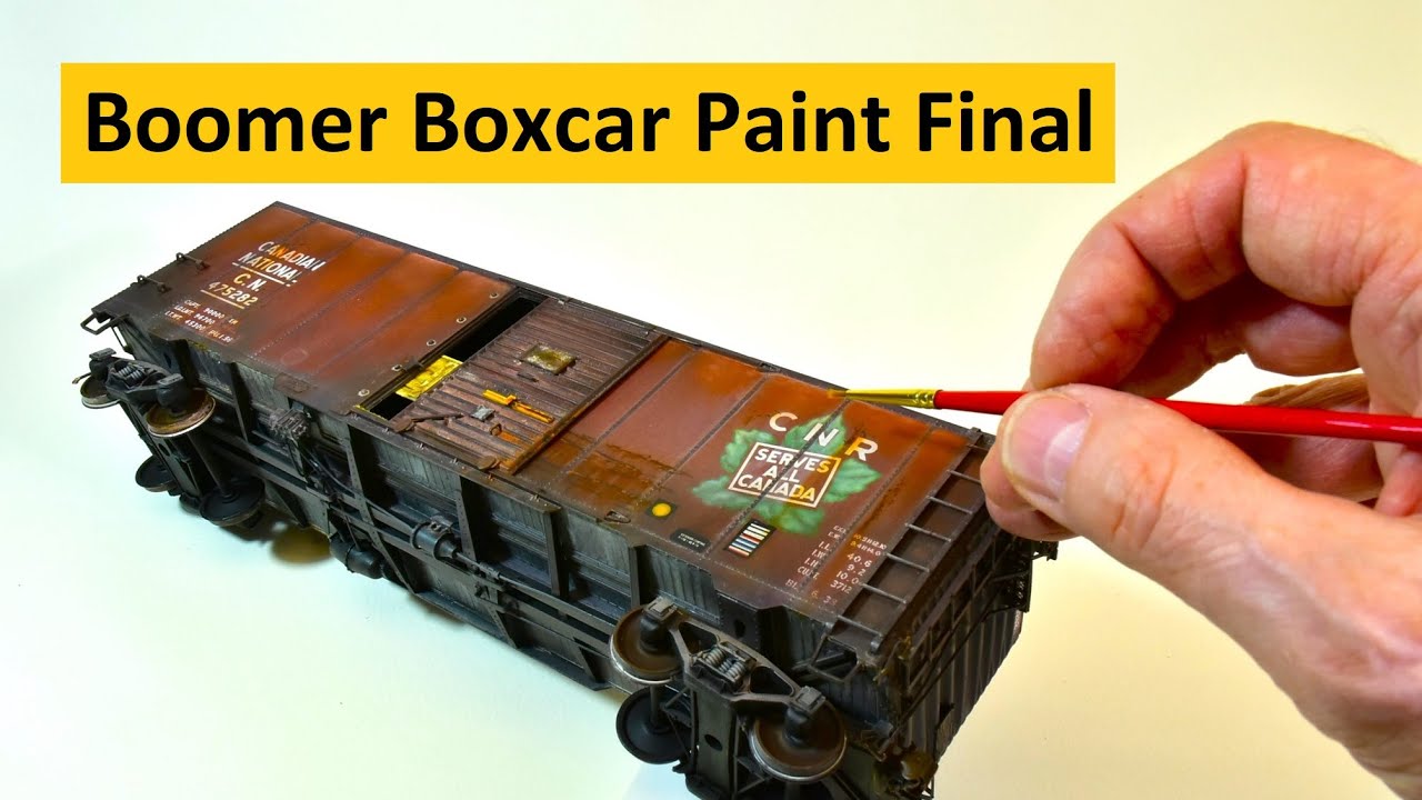 The Complete Painting & Weathering Prototype Series (Part 2) Boxcar | Boomer Diorama ~ # 223 ...