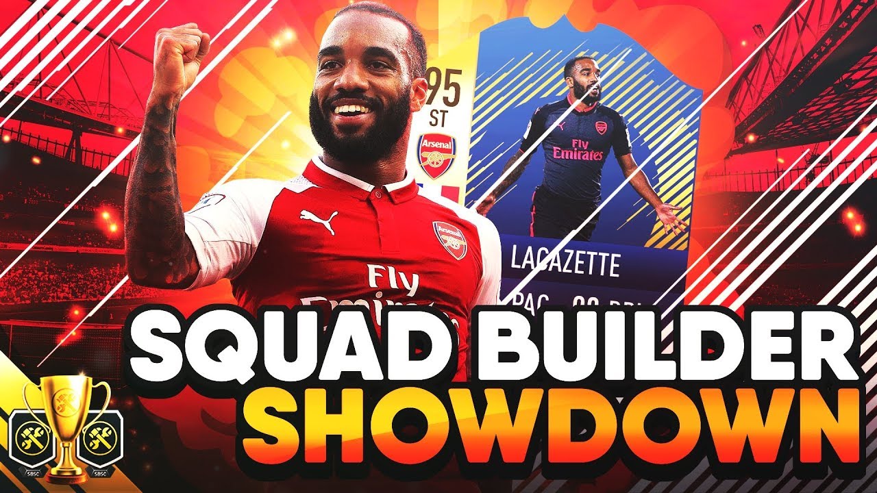 Fifa 17 Squad Builder Showdown Vs Aj3 W Arsenal Lacazette Sbsd Cup