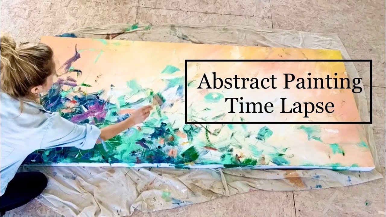 Abstract Painting Time Lapse - YouTube