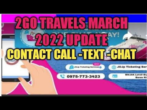 2GO TRAVEL FARE UPDATES 2021-22 EASY CALL CHAT TEXT| Ciline Mix ...