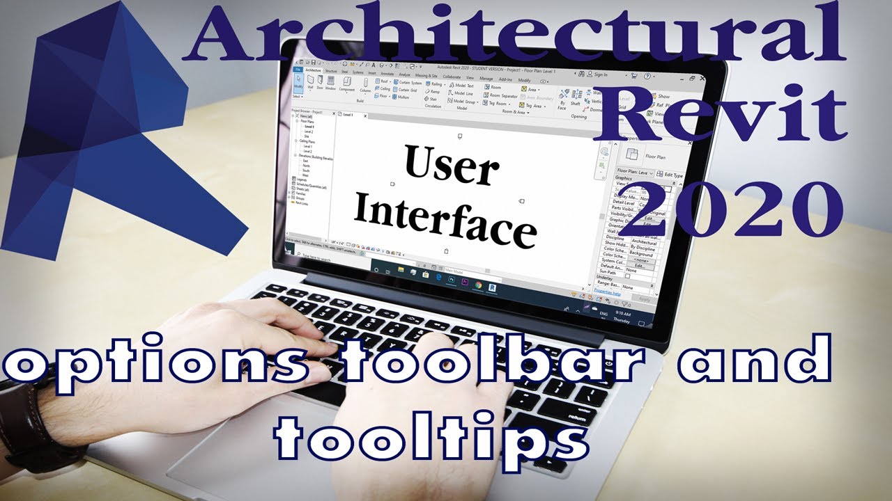 Rivet tutorial/(BIM) clips:- options toolbar and tooltips of the User ...