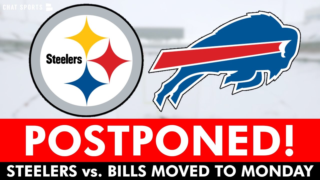 BREAKING 🚨: Steelers vs. Bills Playoff Game Postponed Due To Blizzard ...