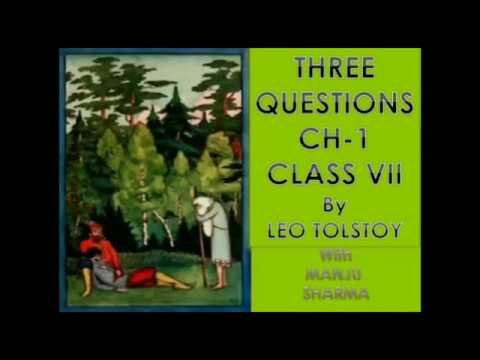 Three Questions (Chapter-1) VII - YouTube