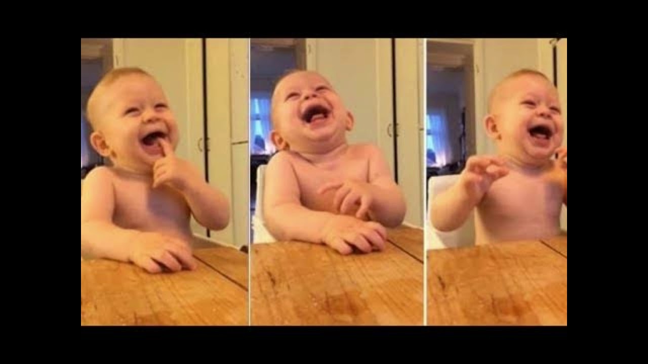 Video bayi ketawa ngakak lucu banget - YouTube