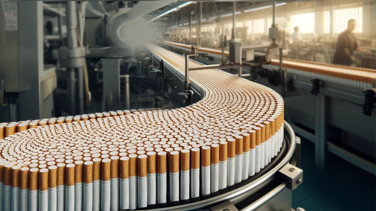 WOW: Processing Trillions of Cigarettes in MEGA Factory - YouTube