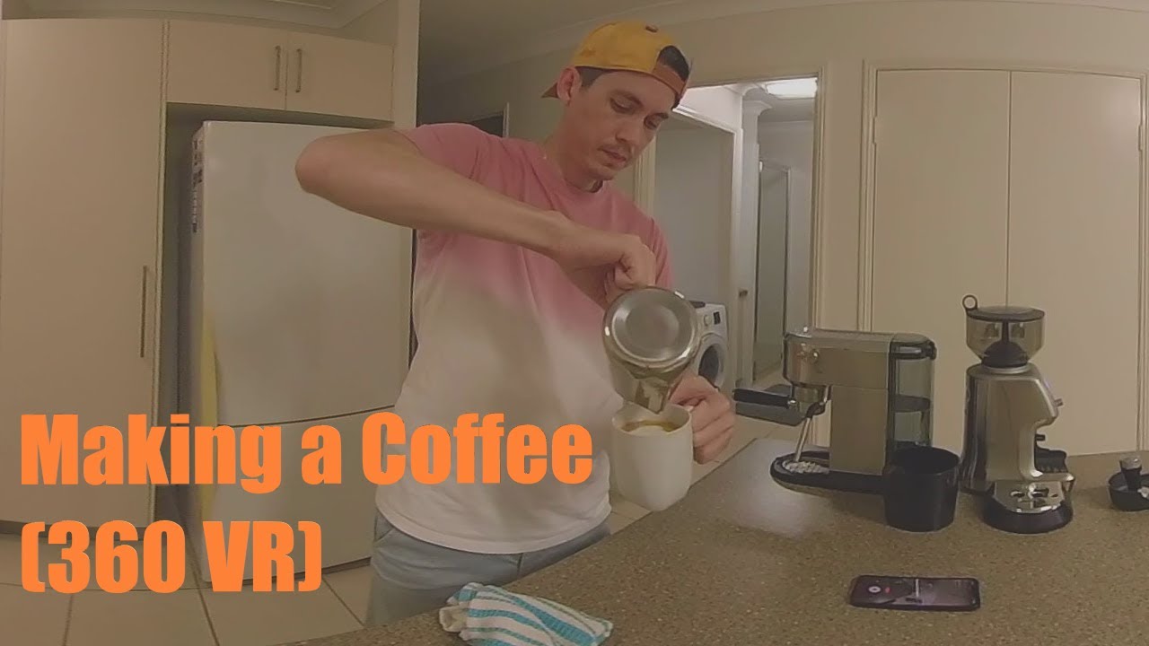 Making a Coffee (360 VR) - YouTube
