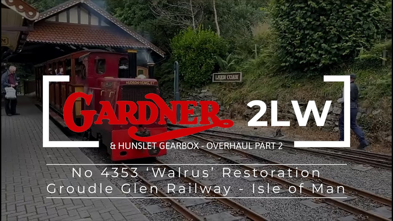 Gardner 2LW Overhaul Part 2 - bottom end teardown, Hunslet Loco Walrus ...