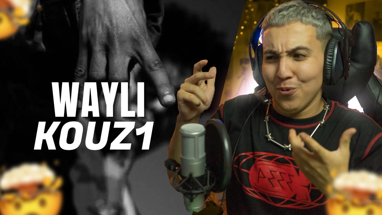 KOUZ1 - Wayli ( Officiel video lyrics ) (Reaction) - YouTube